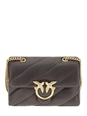 Pinko Love Mini Puff Shoulder Bag - Brown
