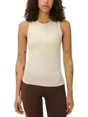 Sweaty Betty Mindful Flex Herringbone-knit Tank Top - Neutrals
