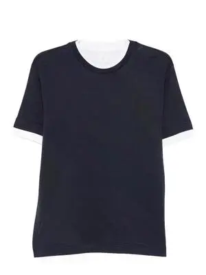 Eleventy Round Neck T-shirt - Blue