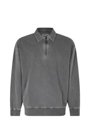 Carhartt Work In Progress Harper Half-zip Polo Shirt - Black