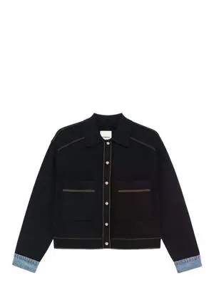 Sandro Long-sleeve Buttoned Cardigan - Blue