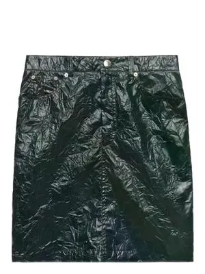 Marni Deep Crinkled Taffeta Skirt - V