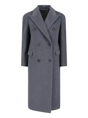 TAGLIATORE Tagliatore Double-Breasted Cashmere Coat