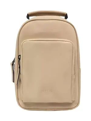 Rains Zipped Top-handle Backpack - Neutrals