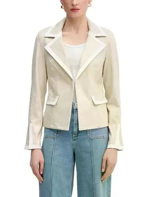 Joseph Ribkoff Contrast Trim Blazer - Neutrals