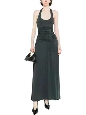 AYA MUSE Aya Muse Ruched Waist Maxi Dress