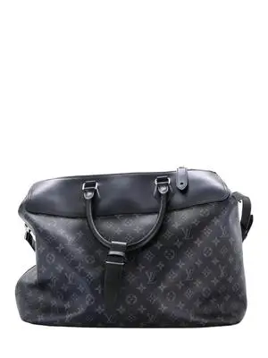 LOUIS VUITTON Monogram Eclipse Canvas Greenwich Nm Travel Bag - Black