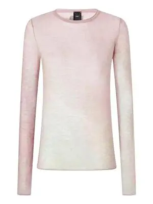 Pinko Sequin-embellished Long-sleeve Top - Pink