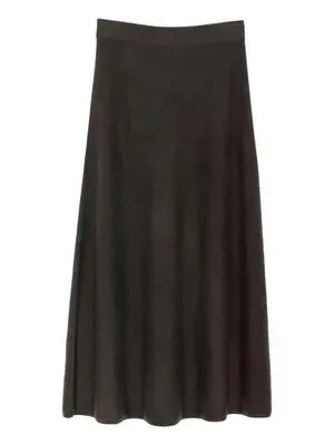LISA YANG Torie Midi Skirt - Brown