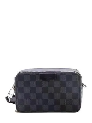 LOUIS VUITTON Alpha Wearable Wallet Damier Graphite Crossbody Bag - Black