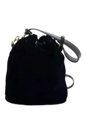 Prada Velvet Mini Satchel - Black