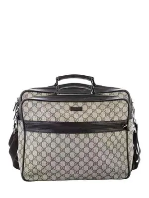 Gucci Gg Coated Canvas Camera Bag - Brown