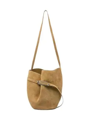 LIFFNER Belted Bucket Bag - Neutrals