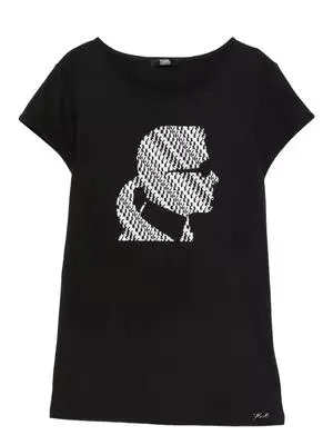 Karl Lagerfeld Graphic Print T-shirt - Black