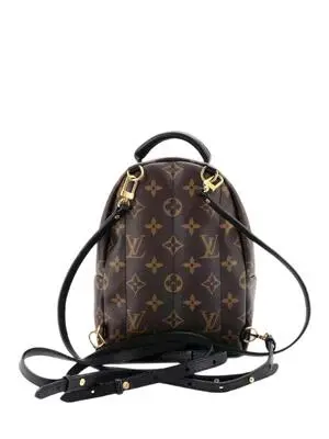 LOUIS VUITTON Palm Springs Monogram Canvas Mini Backpack - Brown