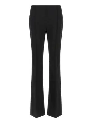 THE ROW Fabien Pressed-crease Trousers - Black