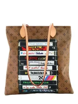 LOUIS VUITTON Carry It Limited Edition Video Tape Reverse Monogram Canvas Tote Bag - Multicolour