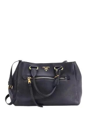 Prada Convertible Tote Shoulder Bag - Black