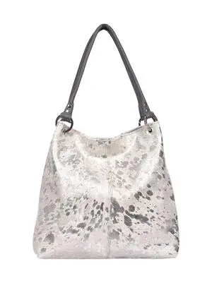 OWEN BARRY Cowhide Shoulder Bag - Grey