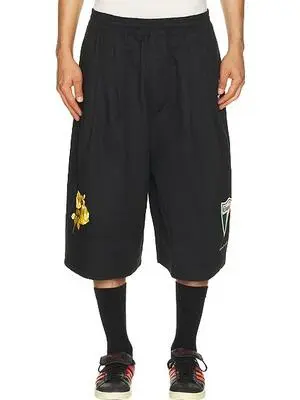 ADIDAS ORIGINALS X Willy Chavarria Long Twill Shorts - Black