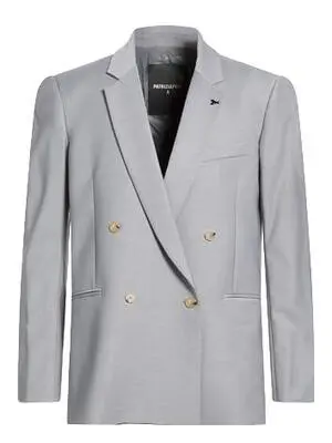 Patrizia Pepe Blazer Size Polyester, Virgin Wool, Elastane - Grey