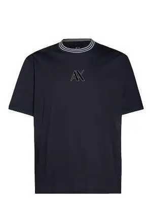 Armani Exchange T-shirt Midnight Size Cotton - Blue