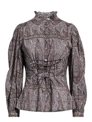 Antik Batik Paisley-print Gauze Blouse - Grey