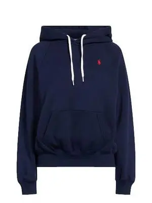Polo Ralph Lauren Embroidered Logo Cotton Blend Hoodie - Navy