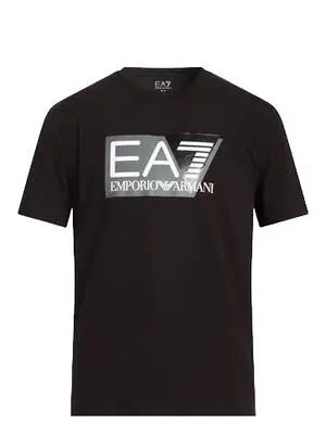 EA7 T-shirt Size Cotton, Elastane - Black