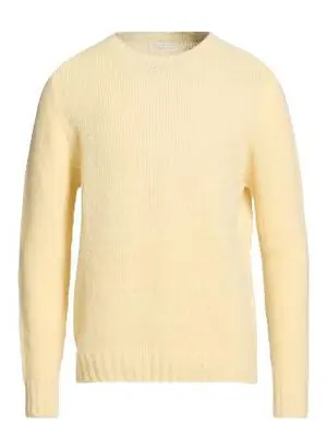 OLIVER LATTUGHI Alpaca Wool Blend Crewneck Sweater - Yellow