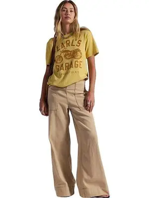 We The Free We The Free Breezy Denim Pull-On Jeans Khaki