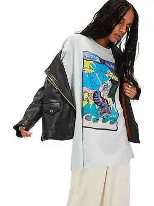 SABBI Zodiac Graphic Oversized T-shirt - Sagittarius