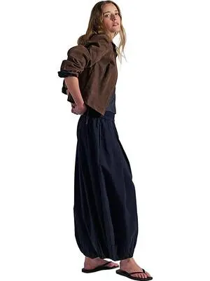 Free People Moonflower Balloon Trousers - Black