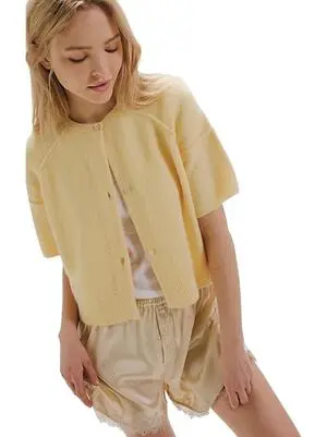 Free People See Me Softspun Cardigan - Sunlight