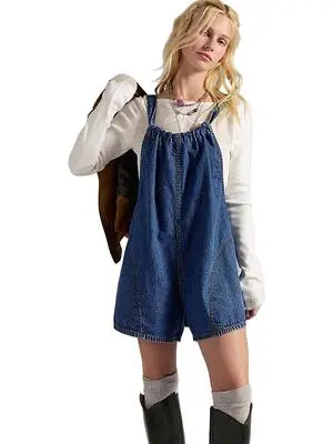 We The Free We The Free Shortalls Mid Indigo