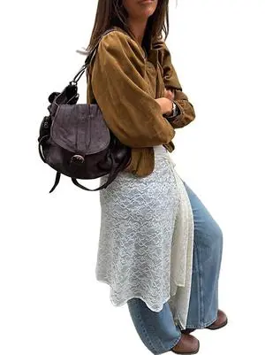 We The Free We The Free Asher Leather Tote Bag Espresso