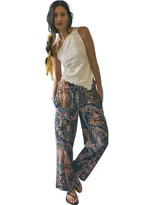 We The Free Printed Pull-on Cargo Pants - Navy Combo