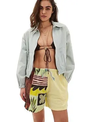 CIAO CIAO VACATION Spice Collage Riley Shorts - Multicolor