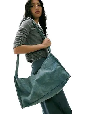 Free People Camp Crush Sling Bag - Blue