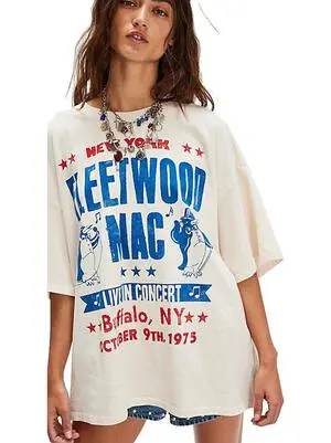 Daydreamer Fleetwood Mac Live In Concert Graphic Tee - Ivory