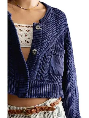 We The Free Sasha Cardigan - Navy