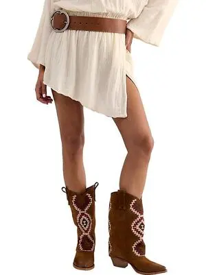 FP COLLECTION Day Trip Western Boots - Tan