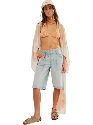 Free People Spellbound Tie Dye Duster Top - Cafe