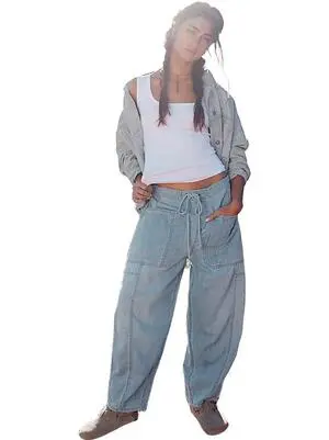 We The Free Silverton Pull-on Barrel Jeans - Flutter