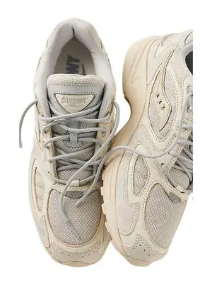 Saucony Grid Jazz 9 Lace-up Sneakers - Cream/ghost