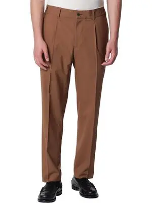 SANTANIELLO Wool Blend Trousers - Orange
