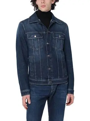 Dolce & Gabbana Cotton Denim Jacket With Light Wash - Blue