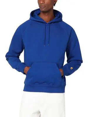 Carhartt Work In Progress Hooded Chase Sweatshirt - Blue
