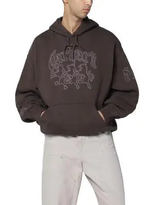 Carhartt Work In Progress Hackwork Hoodie - Brown