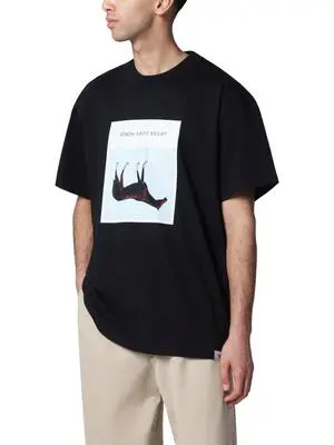 Carhartt Work In Progress S/s Sean Hamilton 02 Crewneck T-shirt In Organic Cotton - Black